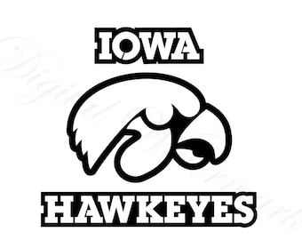 Iowa hawkeyes svg | Etsy