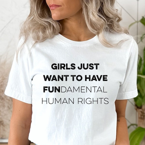 Girls Just Want to Have Fundamental Human Rights Hoodie - Etsy