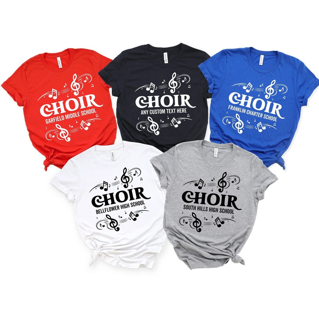 Custom Choir SVG / Personalized School Name / Music Teacher Choir ...