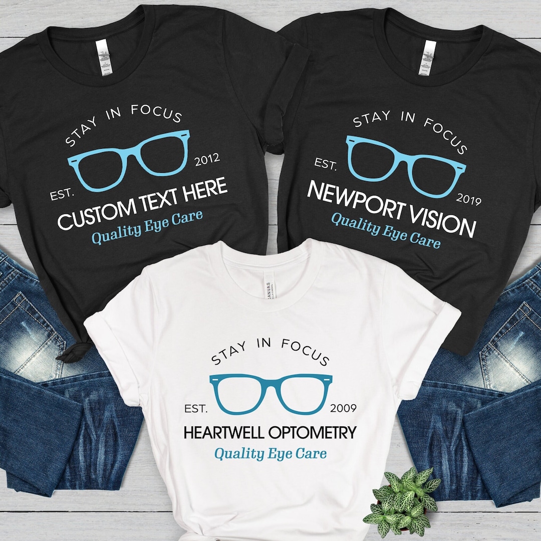 Custom Optometry Office Shirt: Eye Doctor Gift - Etsy