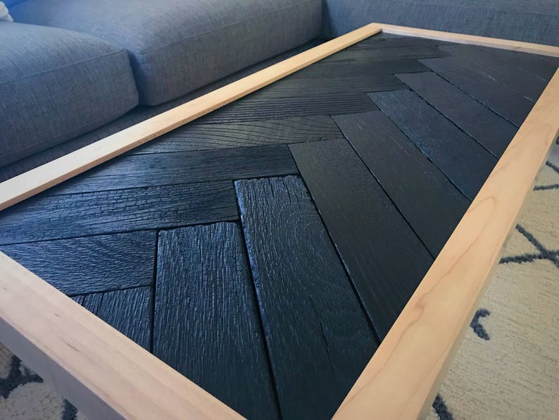 Shou Sugi Ban Cocktail Table | Etsy