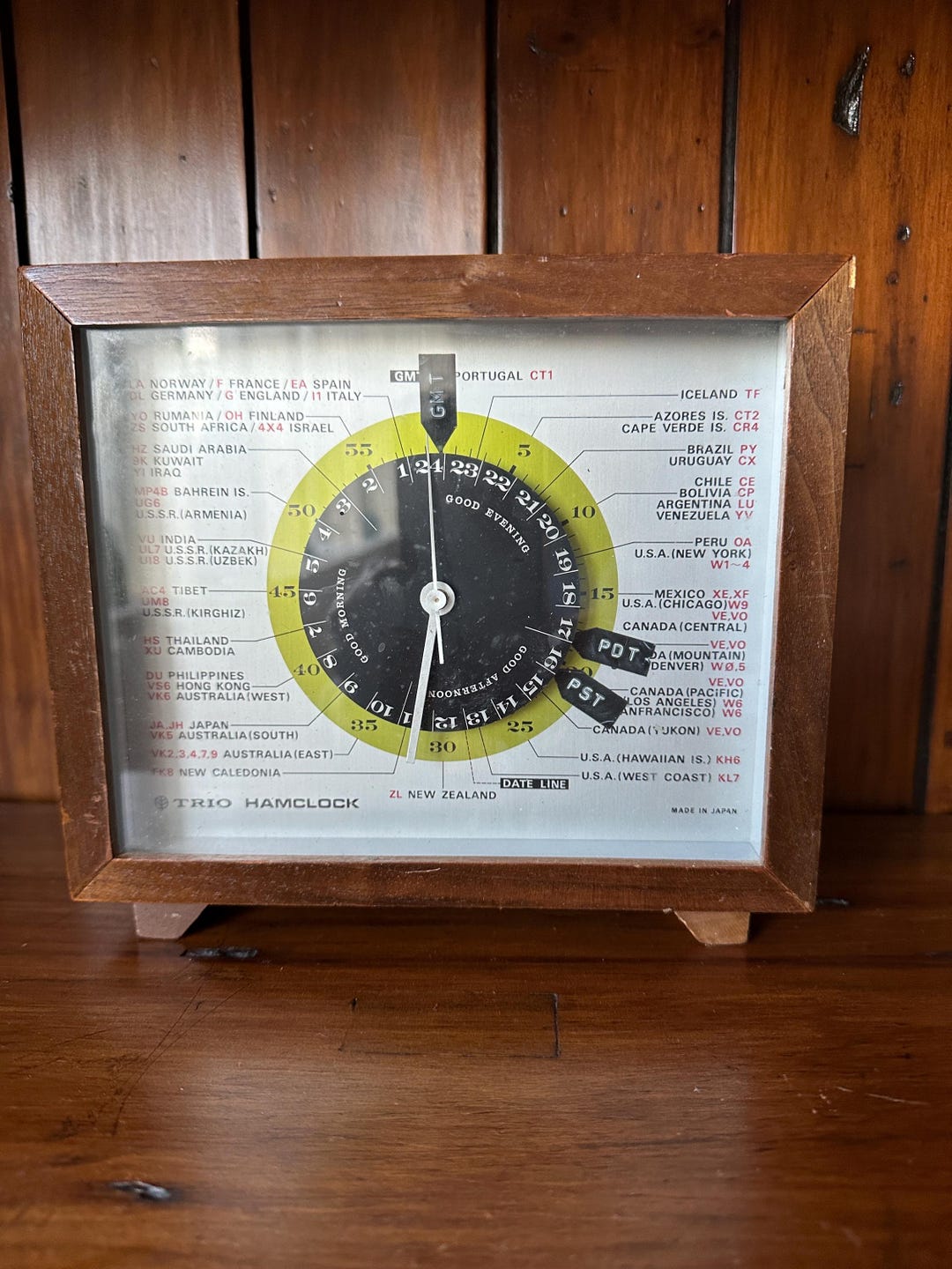 TRIO Hamclock - a Vintage Ham Radio Clock for the Collector - Etsy
