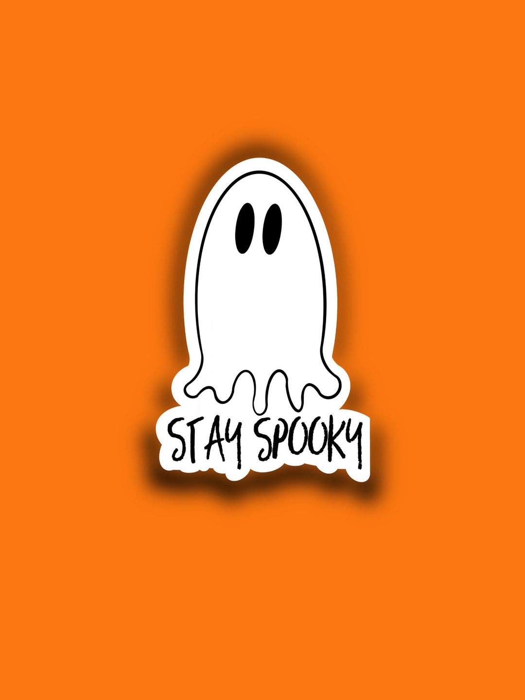 Stay Spooky Halloween Ghost Sticker - Etsy