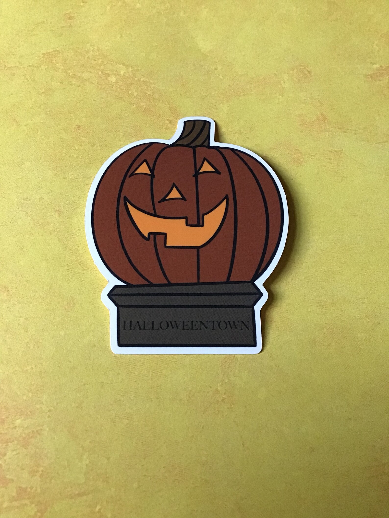 Halloweentown Pumpkin Sticker - Etsy