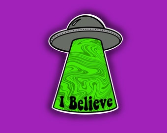 I Believe Sticker - Etsy