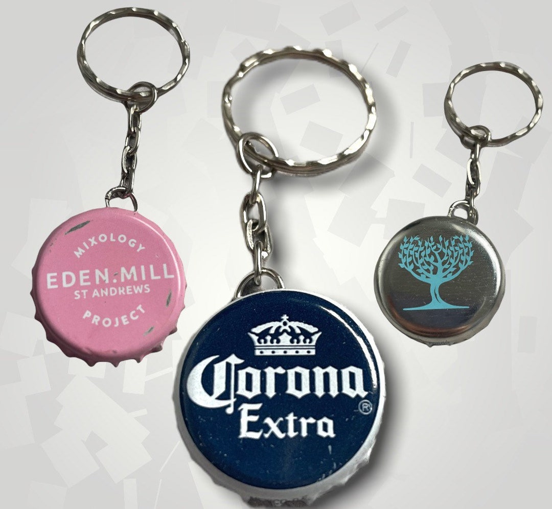 Bottle Cap Keyring - Etsy