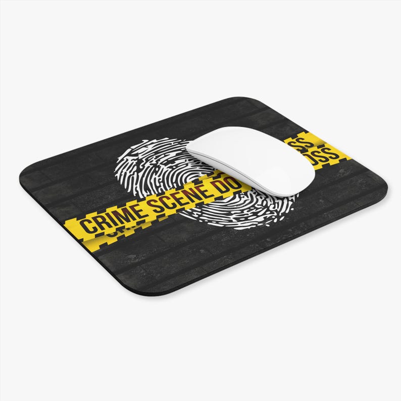 Crime Scene, True Crime, Unsolved Murder, Fingerprint Mouse Pad ...