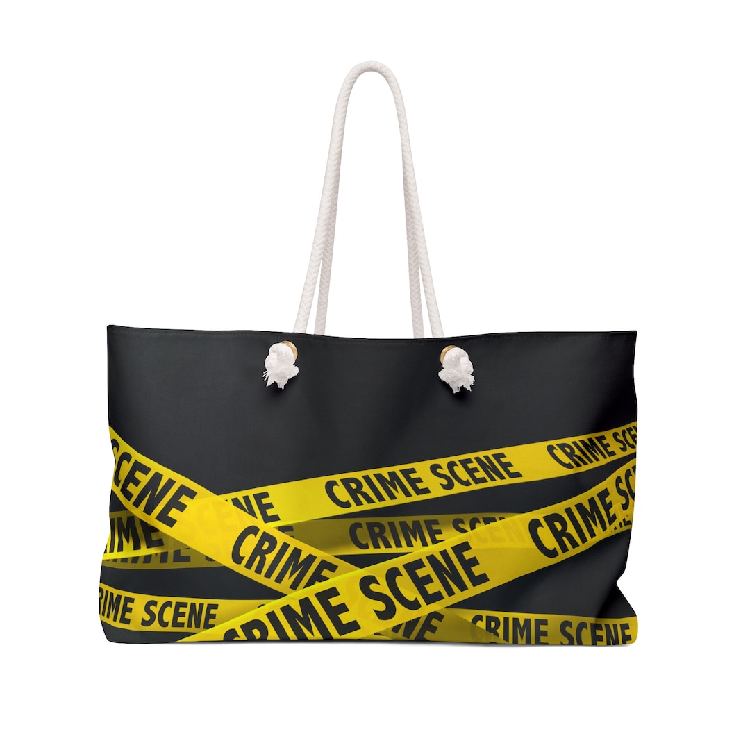 Crime Scene Tape Weekender Tote Bag, Crime Scene Technician, Crime ...