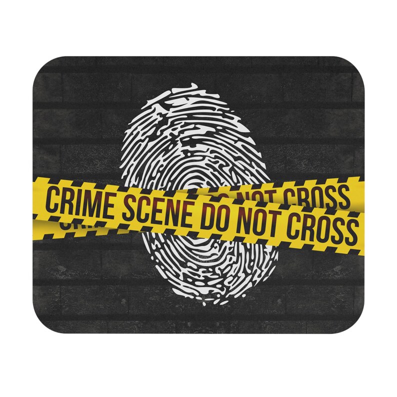 Crime Scene, True Crime, Unsolved Murder, Fingerprint Mouse Pad ...