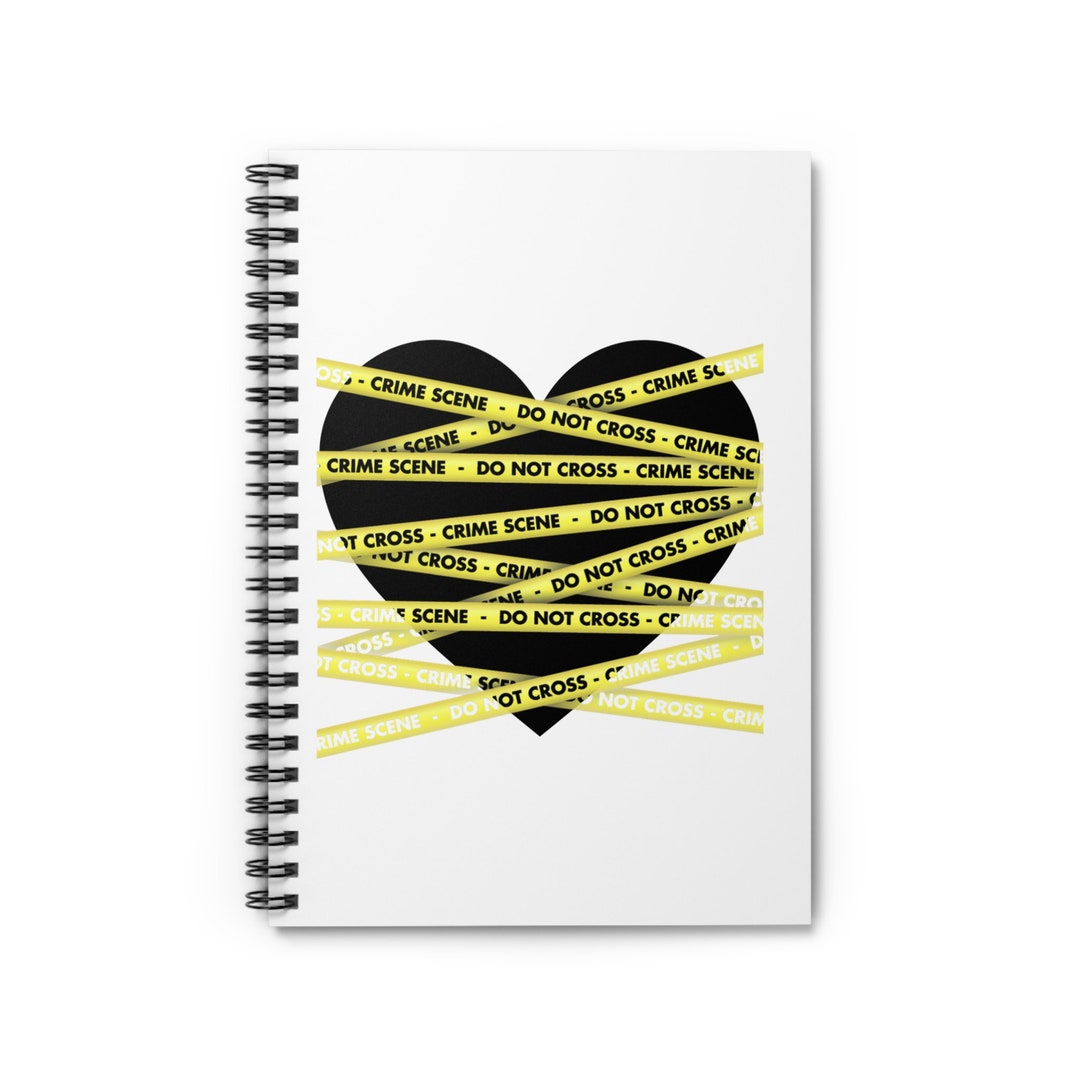 True Crime, Crime Scene Unit, CSI Spiral Notebook - Etsy
