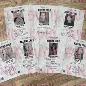 missing children posters uk