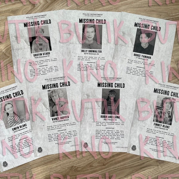 The Black Phone Missing Posters - Etsy