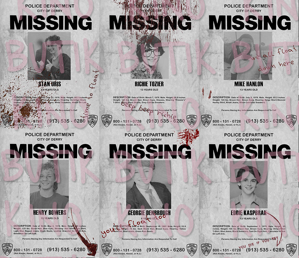 IT Movie Missing Poster (one per Purchase) - Etsy