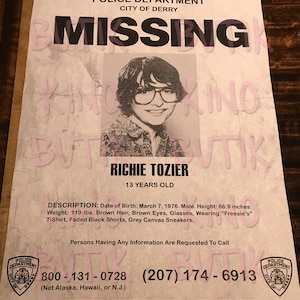 IT Movie Missing Poster (one per Purchase) - Etsy