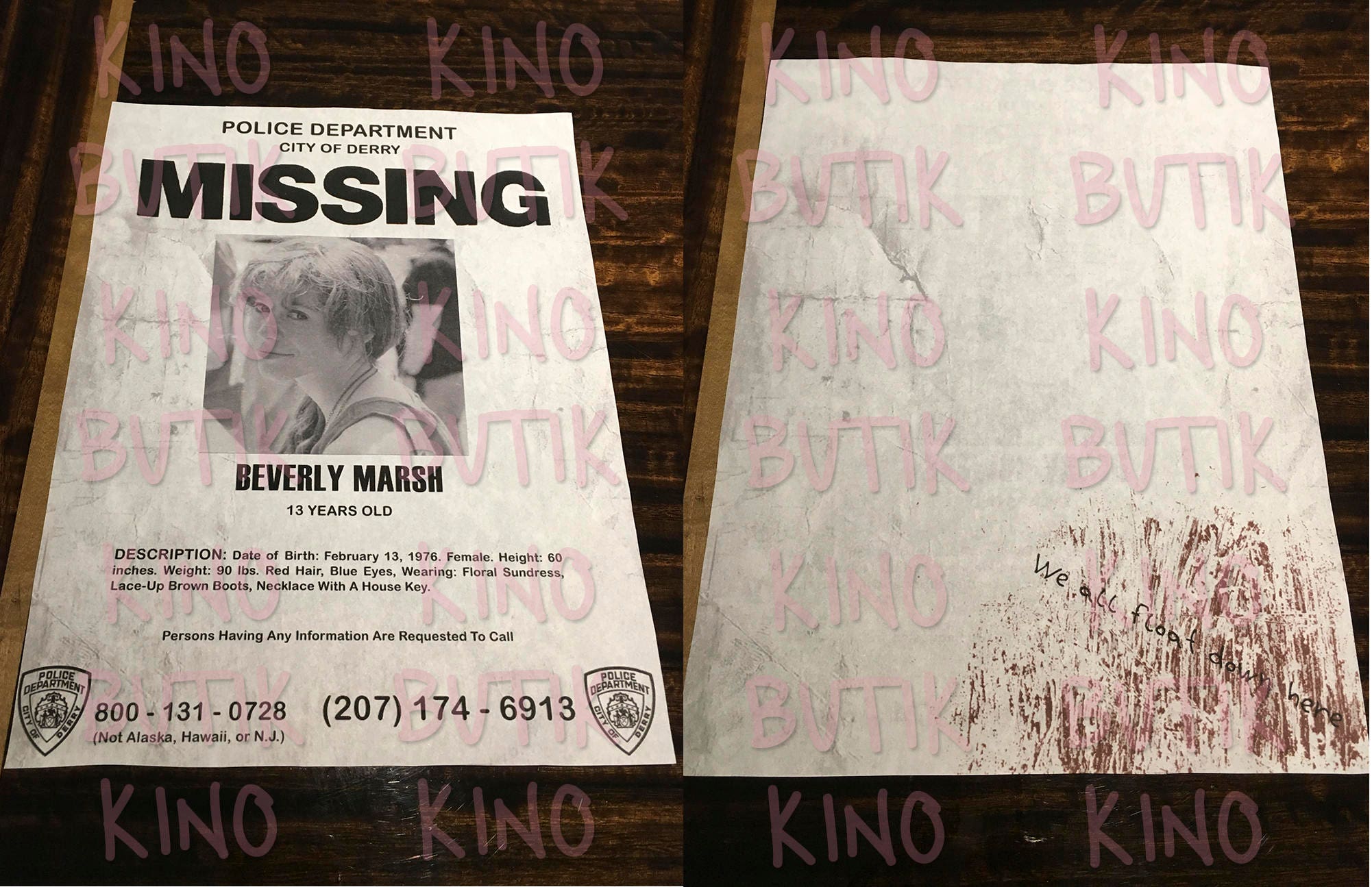 IT Movie Missing Poster (one per Purchase) - Etsy