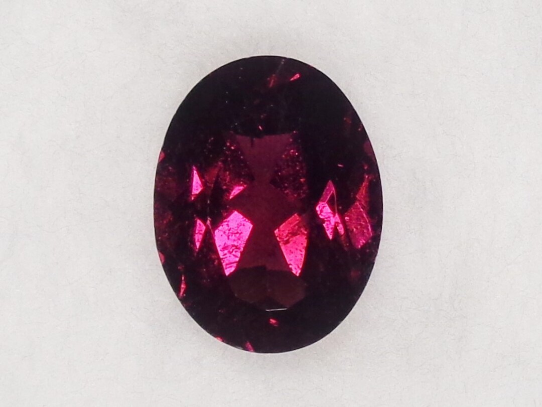 Almandine Garnet Loose Stone 2.45ct Purplish Red Natural Loose Stone ...