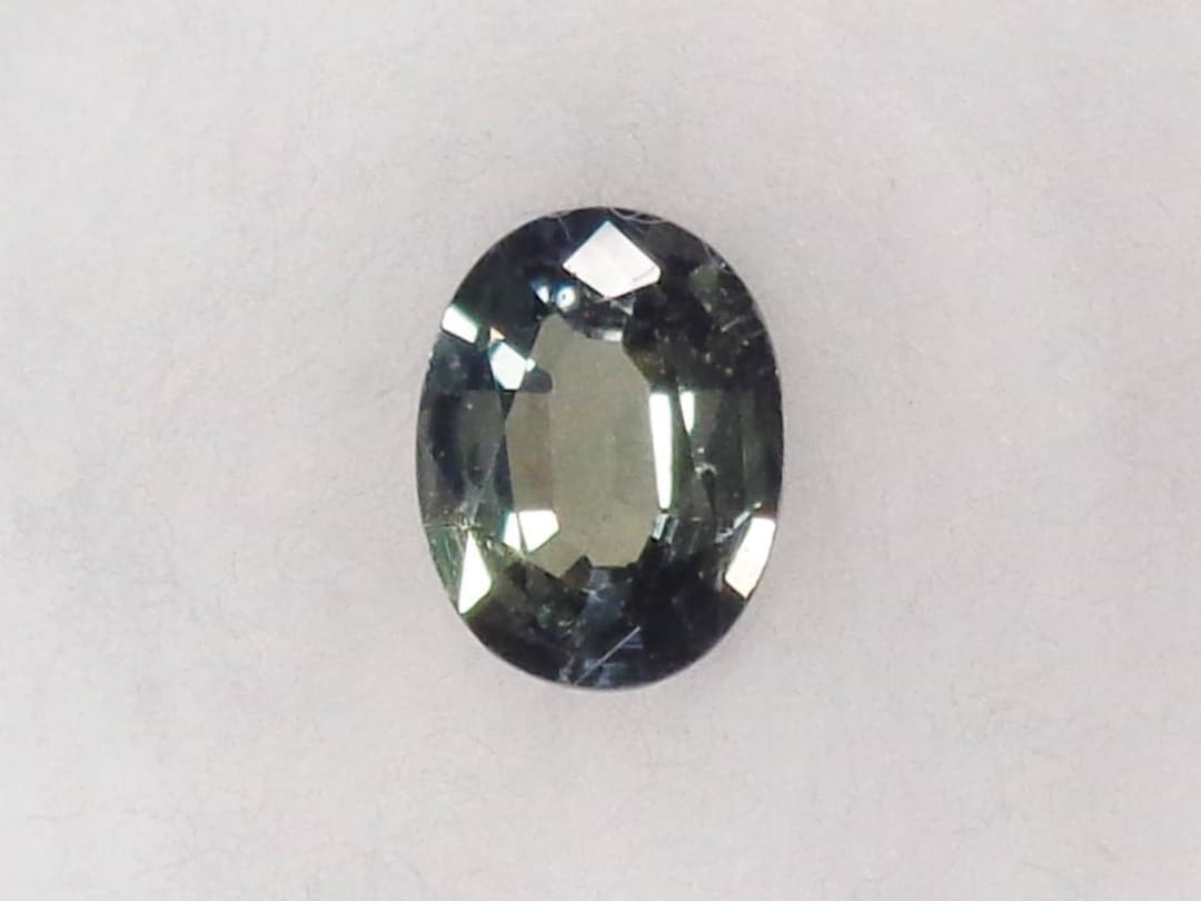 Light Sage Green Sapphire Loose Stone .72ct Natural Unheated Oval Cut ...
