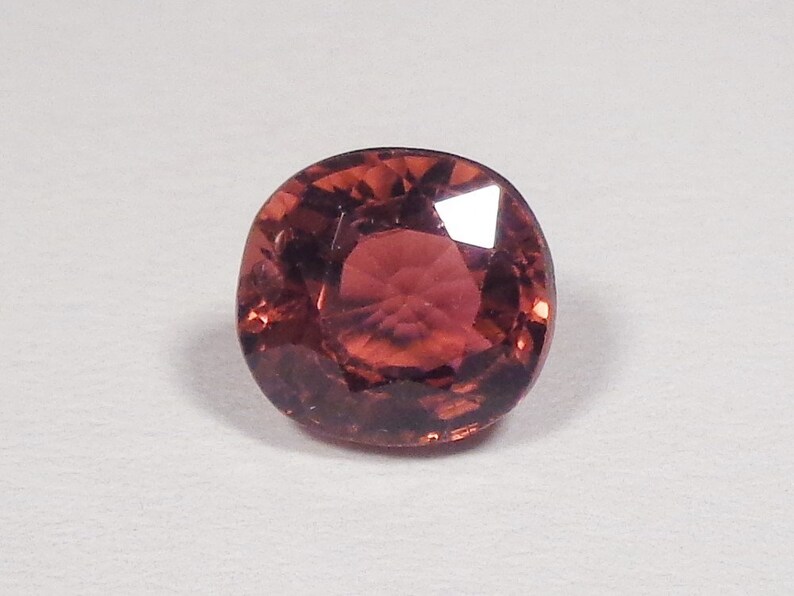 Reddish Orange Tourmaline 1.35ct Loose Stone Natural Rounded | Etsy