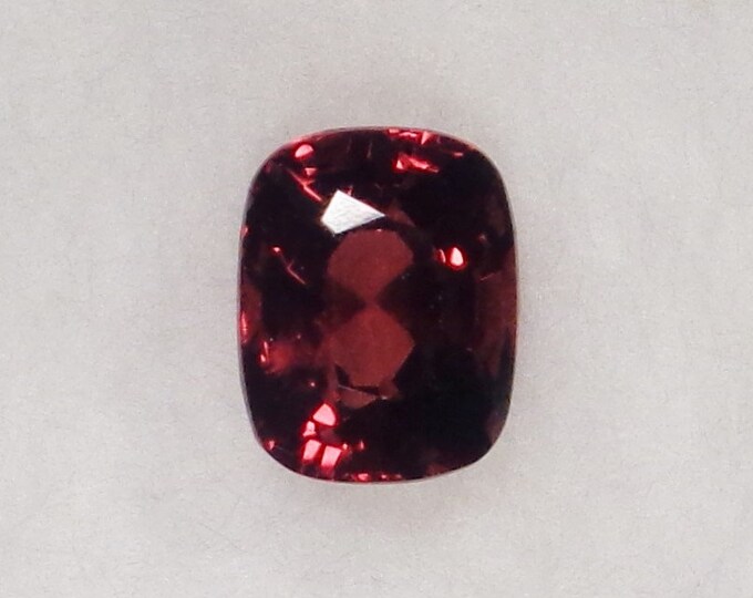 Red Spinel Stone .70ct Natural Cushion Cut Loose Stone Faceted Burmese ...
