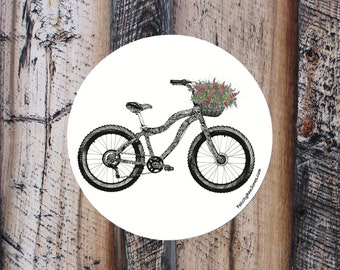 Bike Tire Sticker - Etsy
