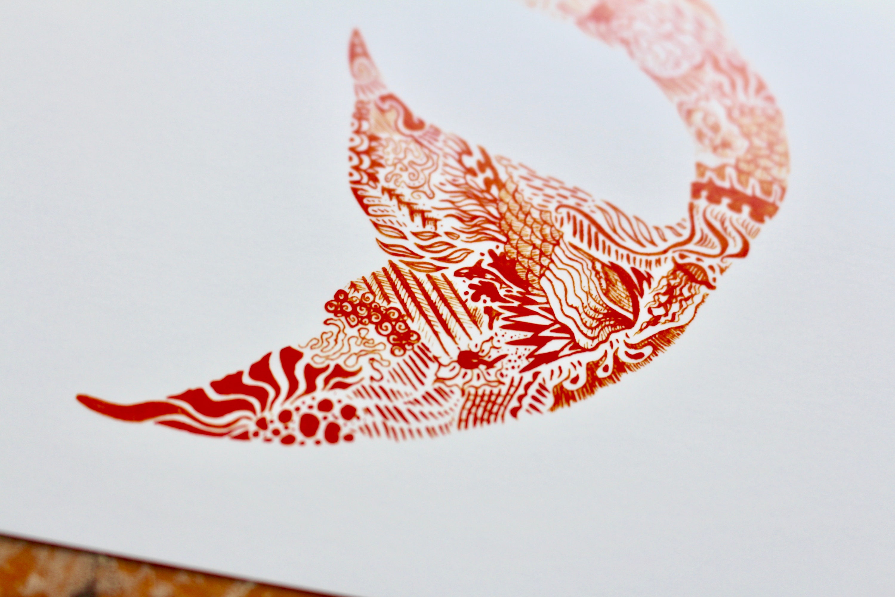 Hail to the Sunrise Mermaid Blowing Conch Shell fine Art - Etsy