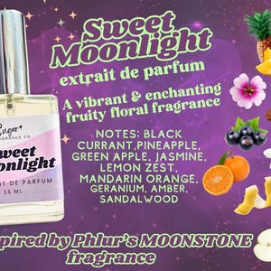 Sweet Moonlight Perfume- Inspired by Phlur Moonstone Fragrance, Fruity ...