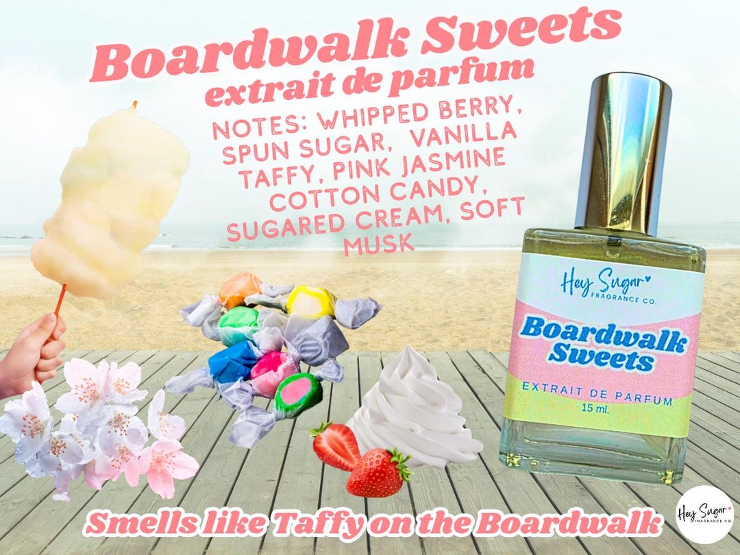 Boardwalk Sweets Perfume - Smells Like Taffy on the Boardwalk, Sweet ...