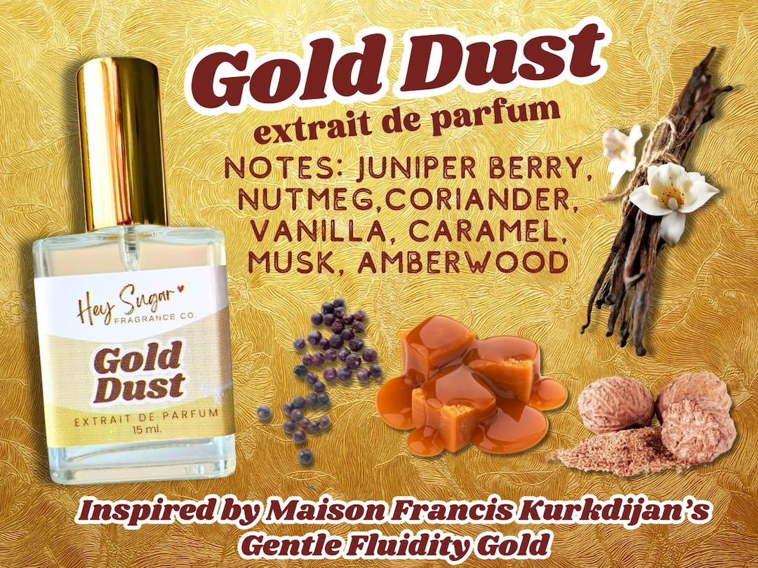 Gold Dust Perfume - Inspired by a Liquid Gold Perfume, Oriental Vanilla ...