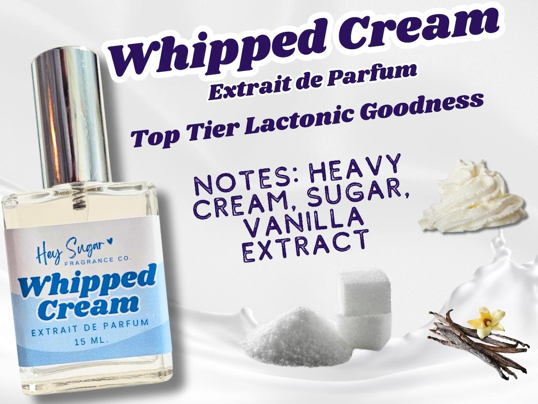 Whipped Cream Perfume - Lactonic Gourmand Fragrance, Milk Perfume ...