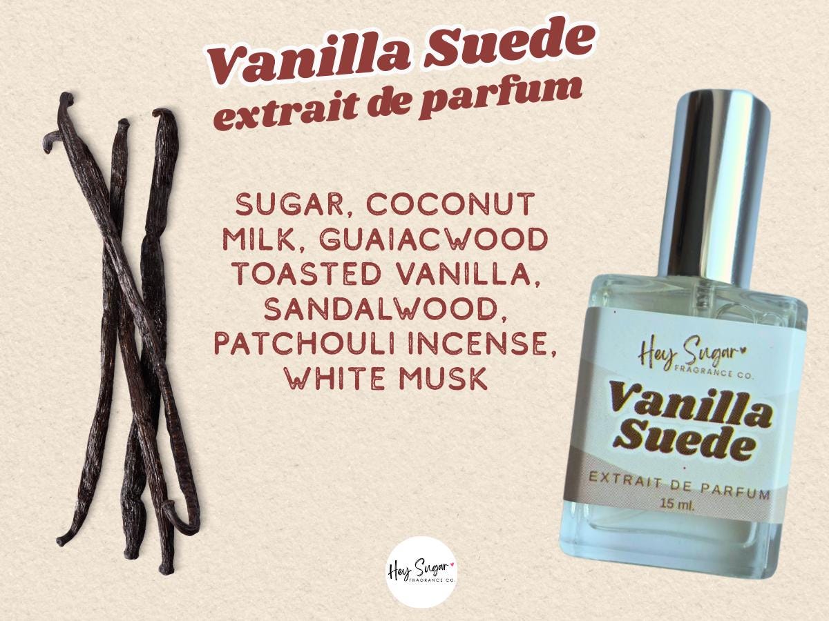 Vanilla Suede Perfume - Luxury Vanilla Gourmand, Vanilla Wood Fragrance ...