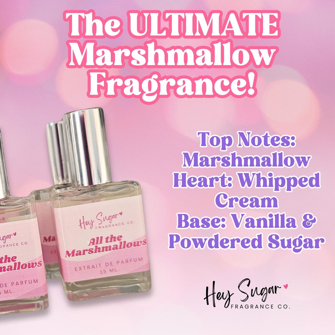 Ultimate Marshmallow Perfume, "all the Marshmallows"-parfum De Extrait ...