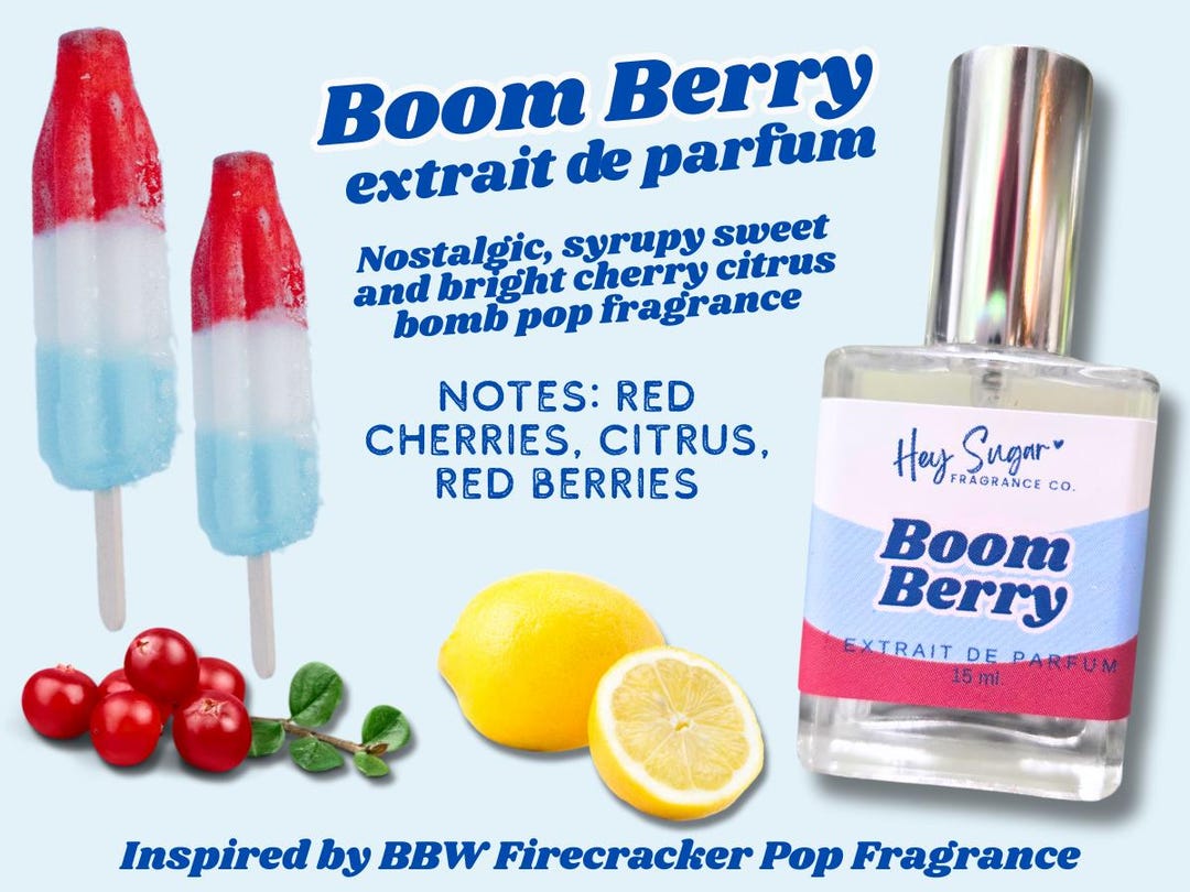 Boom Berry Perfume - Bomb Pop Fragrance, Inspired by Firecracker Pop ...