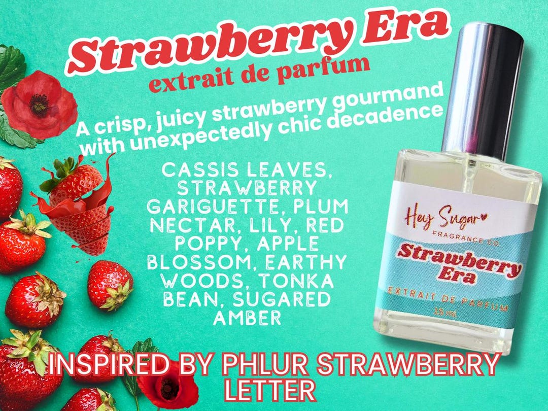 Strawberry Era Perfume - Inspired by A Strawberry Note -fruity Fresh ...