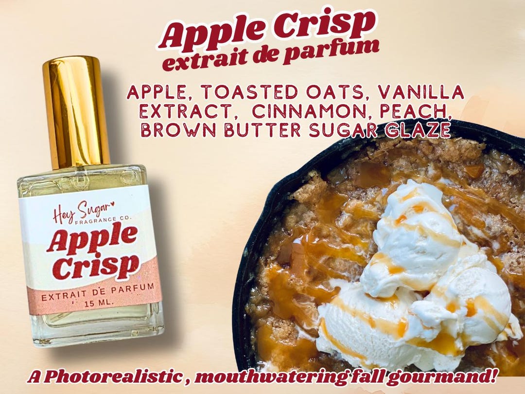 Apple Crisp Perfume - Caramel Butter Brown Sugar Apple Fragrance ...