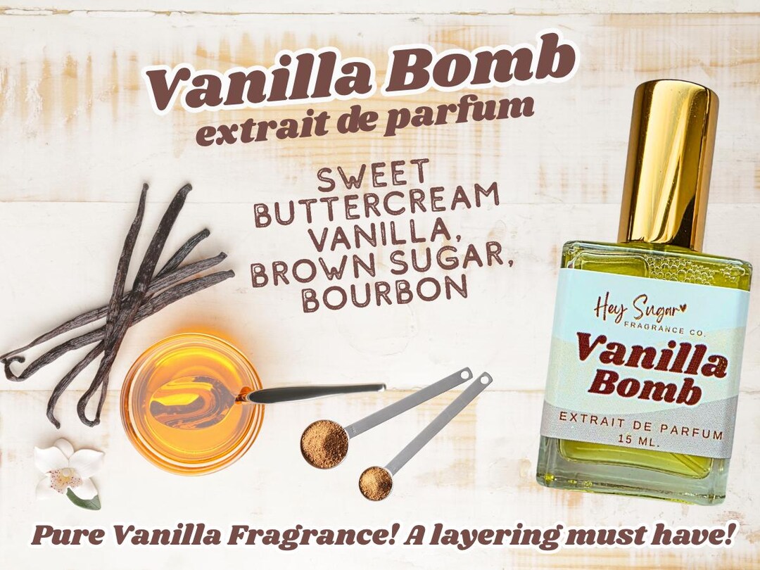 Vanilla Bomb Perfume - Rich Buttery Vanilla, Gourmand Vanilla, Layering ...