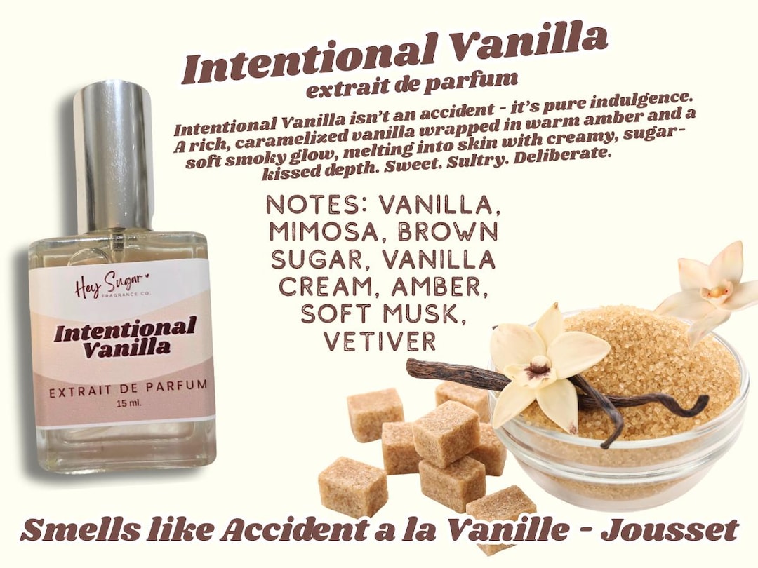 Intentional Vanilla Perfume - Sweet Vanilla Gourmand - Smells Like ...