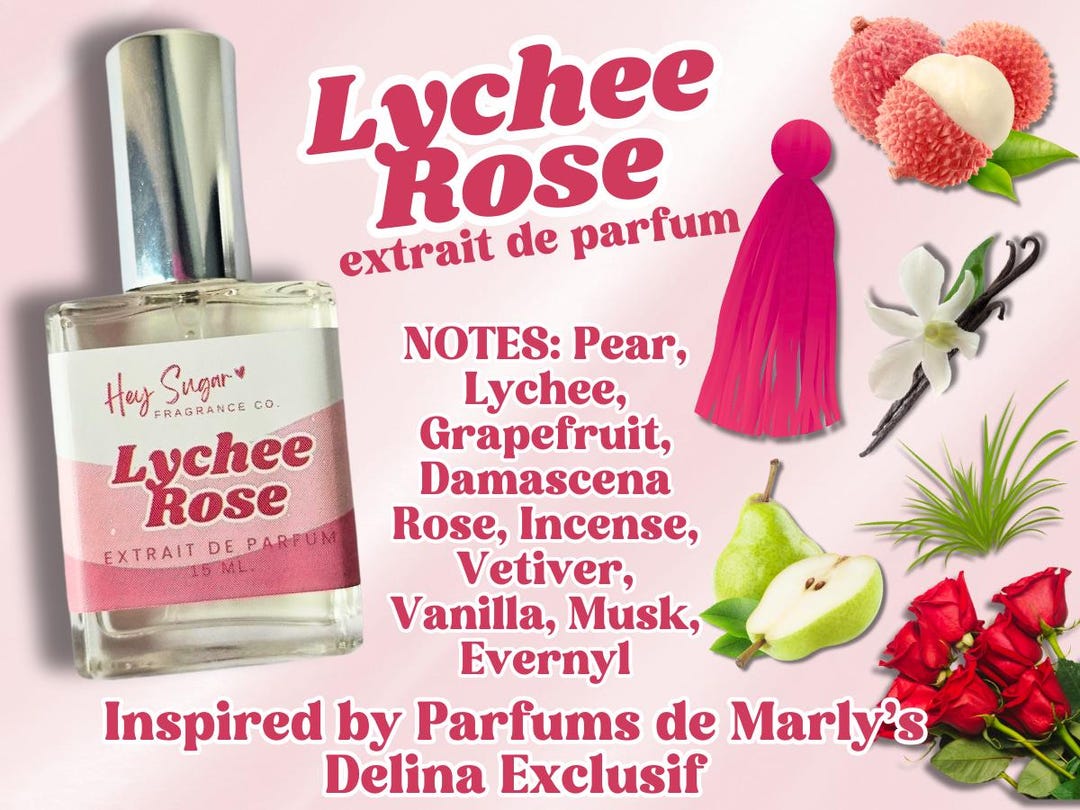 Lychee Rose Perfume - Inspired by an Exclusive Niche Perfume - Rose ...