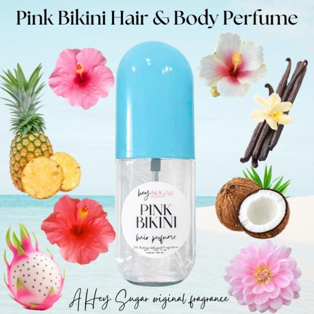 Pink Bikini Hair Perfume - Fruity Body Mist - Layering Fragrance ...