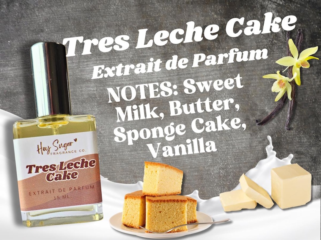 Tres Leche Cake Perfume - Gourmand Perfume, Sponge Cake Fragrance ...