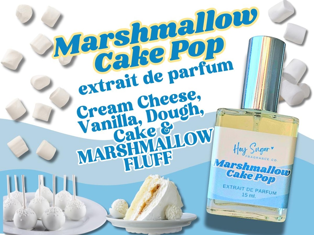 Marshmallow Cake Pop Perfume - Gourmand Fragrance, Marshmallow Fluff ...