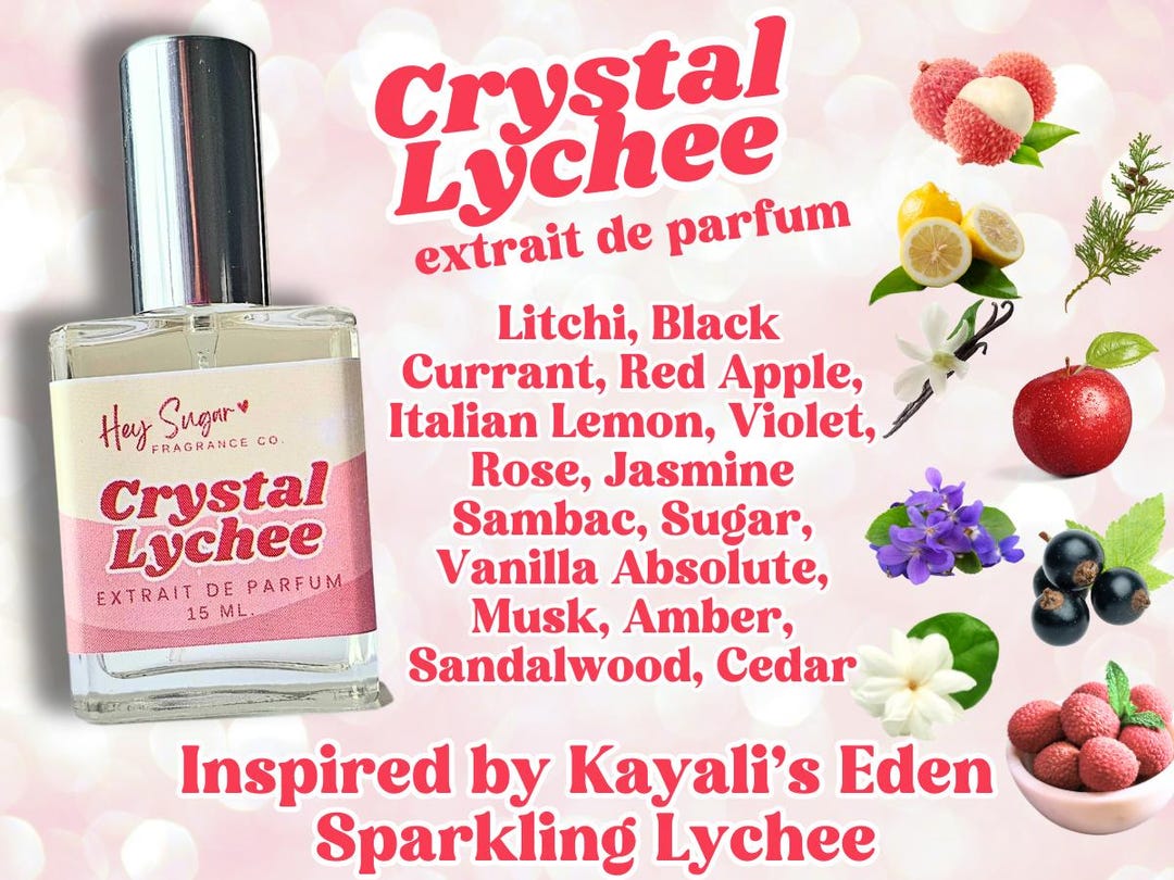Crystal Lychee Perfume - Inspired by a Popular Lychee Fragrance, Fruity ...