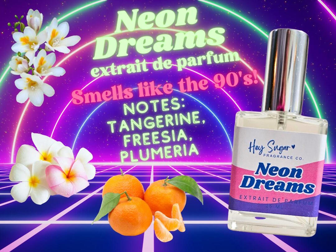 Neon Dreams Perfume - A 90's Fragrance - Freesia, - Etsy
