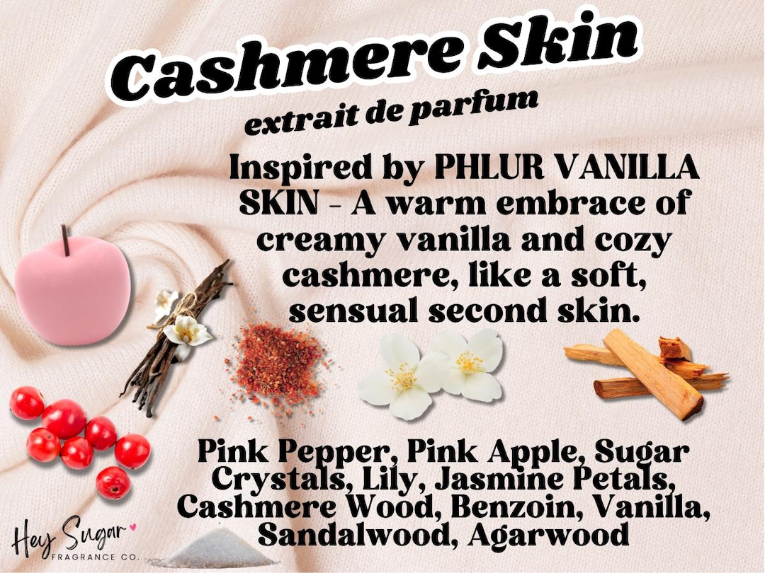 Cashmere Skin Perfume - Inspired by Vanilla Skin by Phlur- A Sensual ...