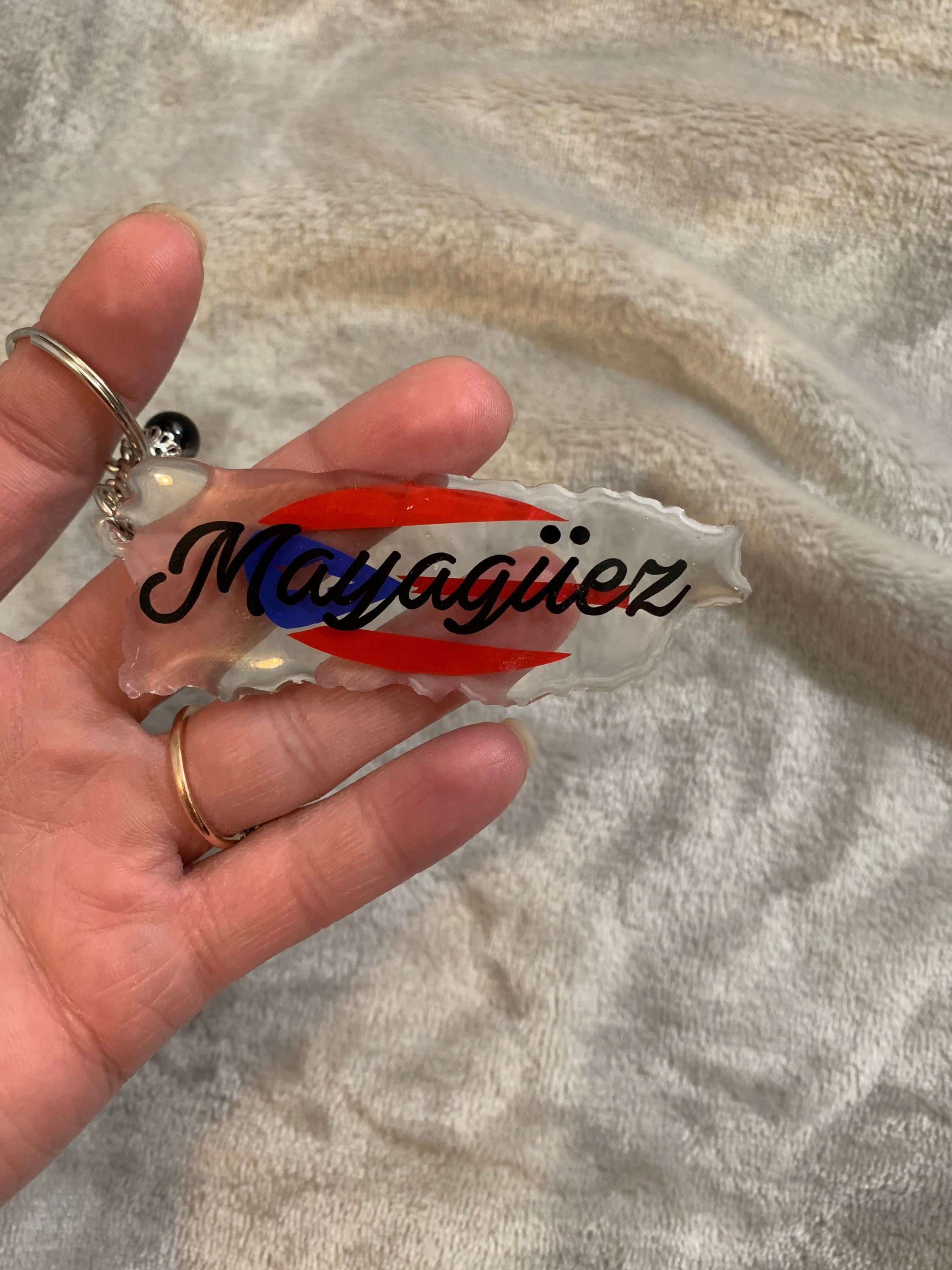 Puerto Rico Pueblo Keychain - Etsy