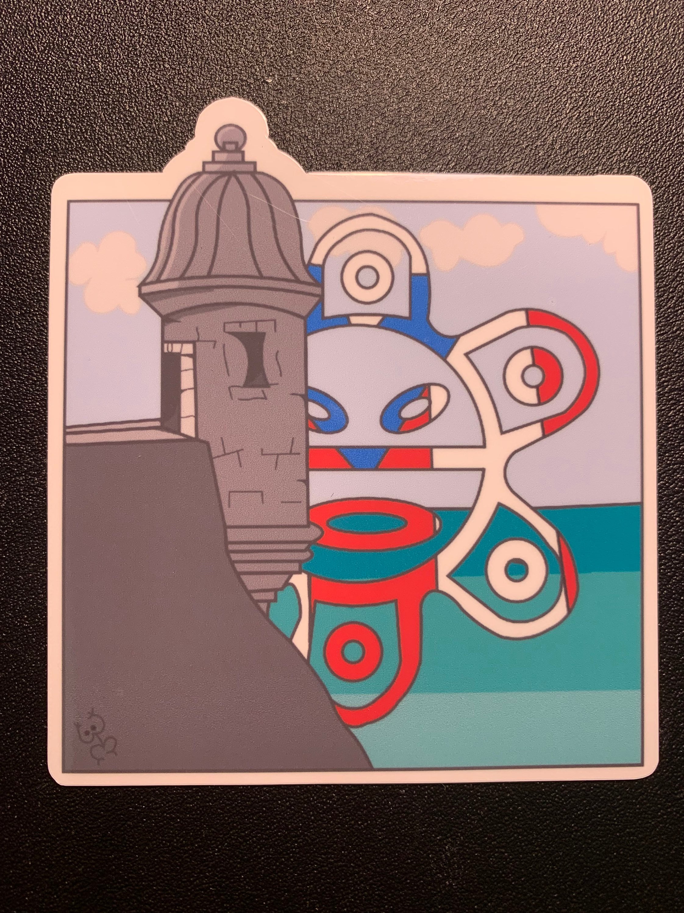 Garita/sol Taino Sticker - Etsy