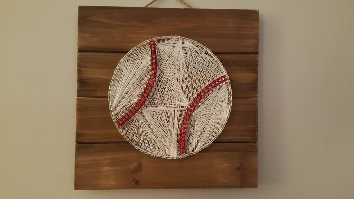 Baseball String Art - Etsy