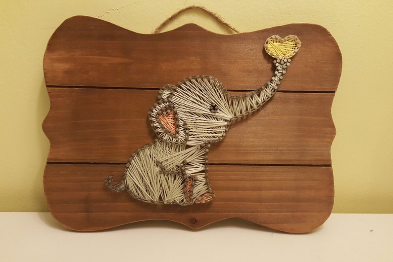 DYI Baby Elephant String Art Kit - Etsy