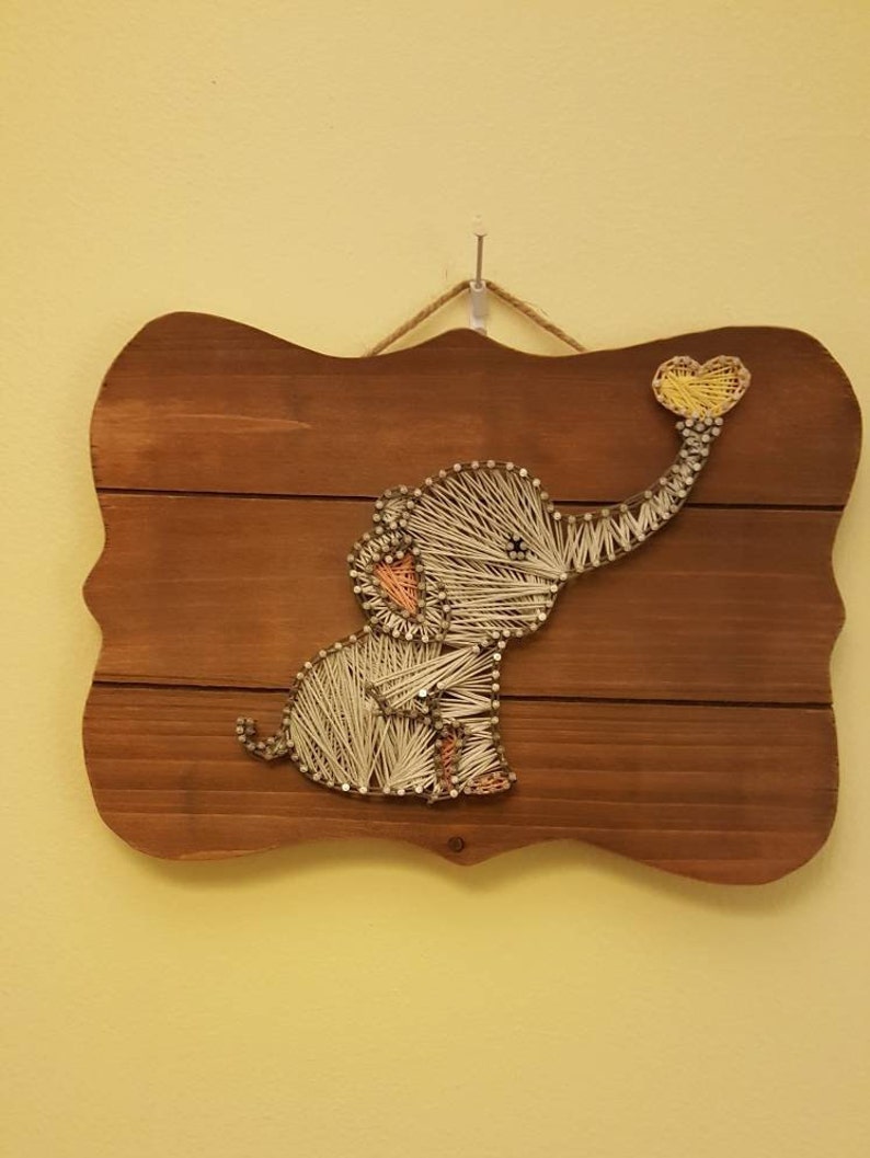 DYI Baby Elephant String Art Kit - Etsy