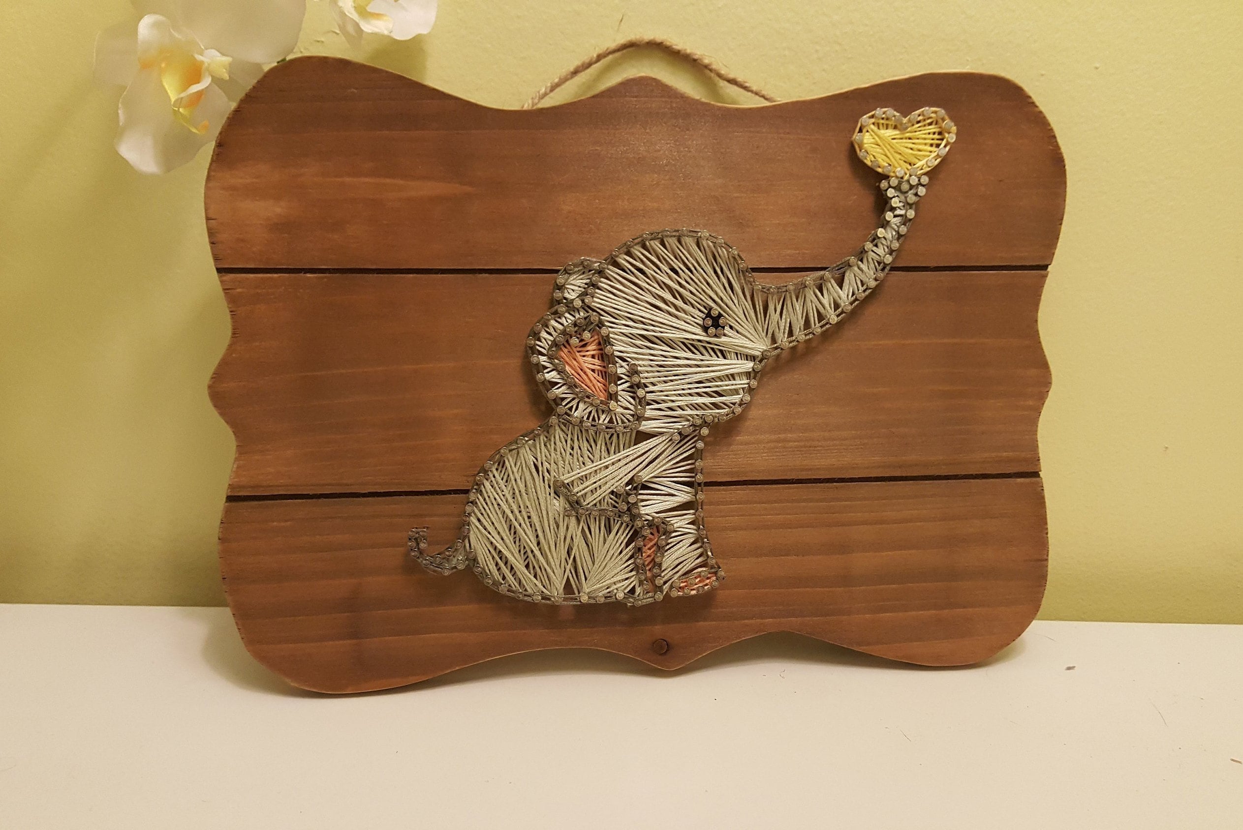 DYI Baby Elephant String Art Kit | Etsy India