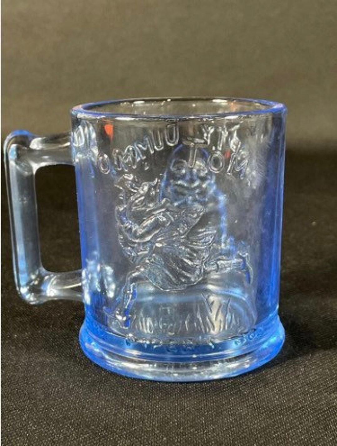 Blue Tiara Glass, Humpty Dumpty & Tom Tom the Pipers Son Childs Cup - Etsy